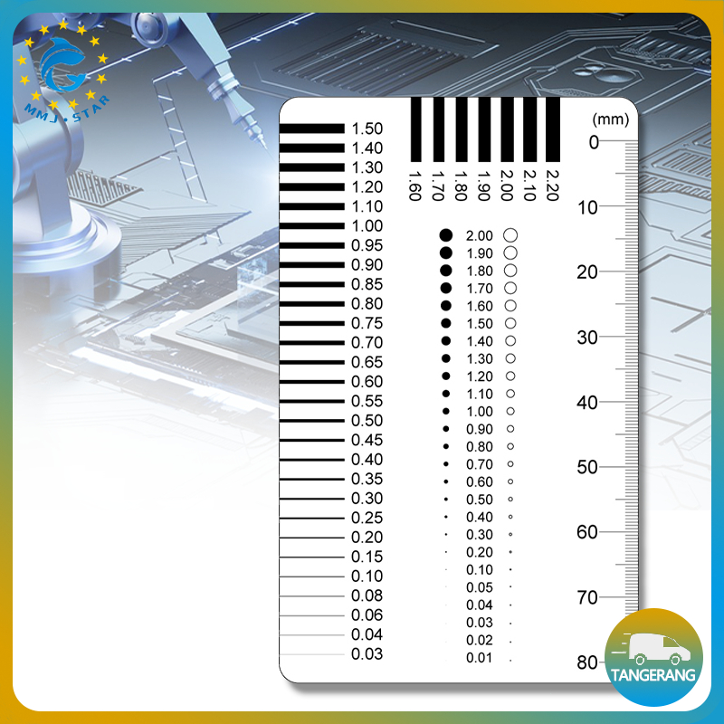 Jual Tembok Crack Scale Gauge/Ruler Pengukur Keretakan | Shopee Indonesia