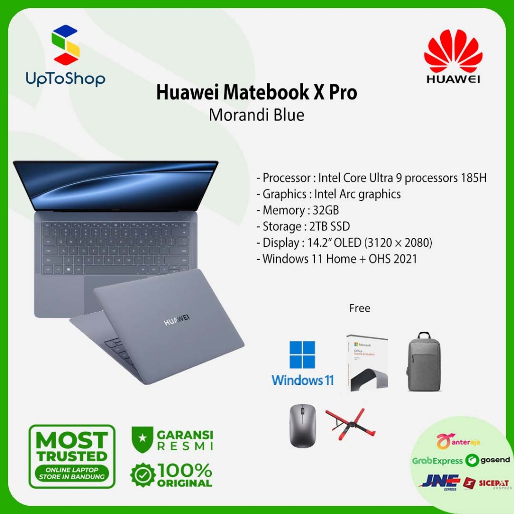 Jual HUAWEI MateBook X Pro 2024 Core Ultra 9 processor 32GB 2TB 14.2 ...