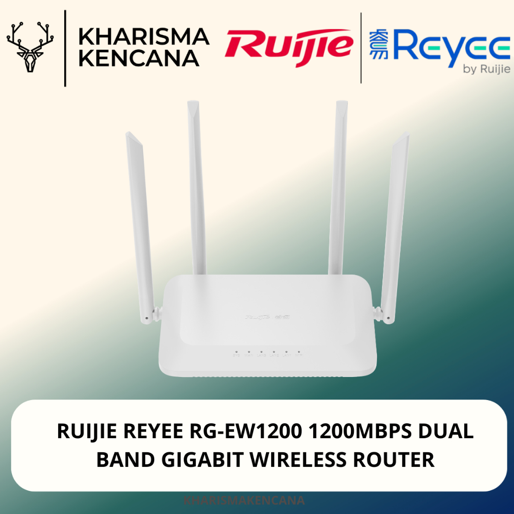Jual RUIJIE REYEE RG-EW1200 1200MBPS DUAL BAND GIGABIT WIRELESS ROUTER ...