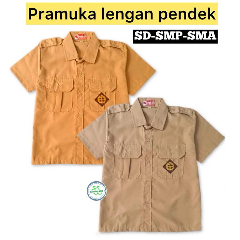 Jual SERAGAM SD SMP SMA SERAGAM PRAMUKA LENGAN PENDEK SERAGAM SIAGA ...