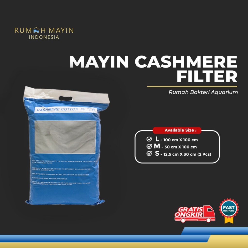 Jual MAYIN Cashmere Cotton Filter mekanis kapas busa aquarium akuarium ...