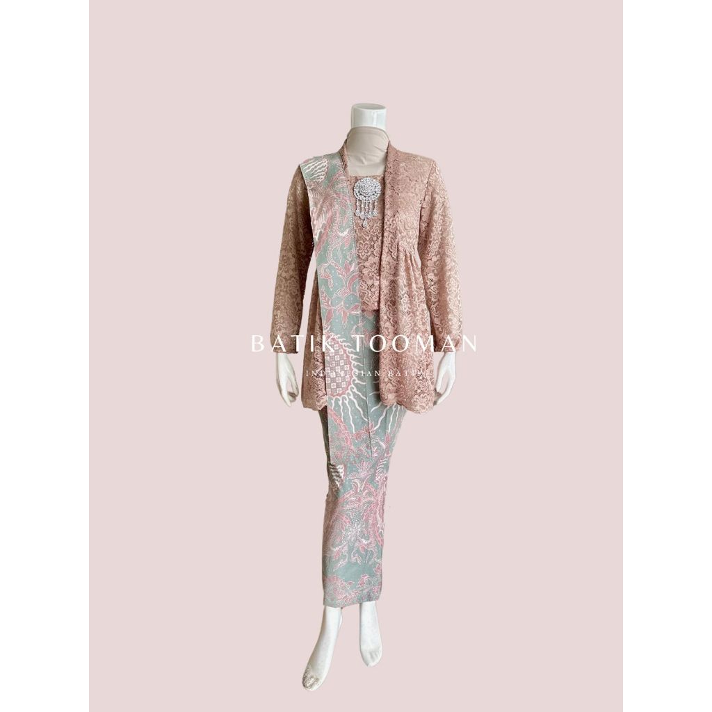 Jual SARTIKA CHOCO SERIES VALERIE Kebaya Kutu Baru Kartini Brokat Warna ...