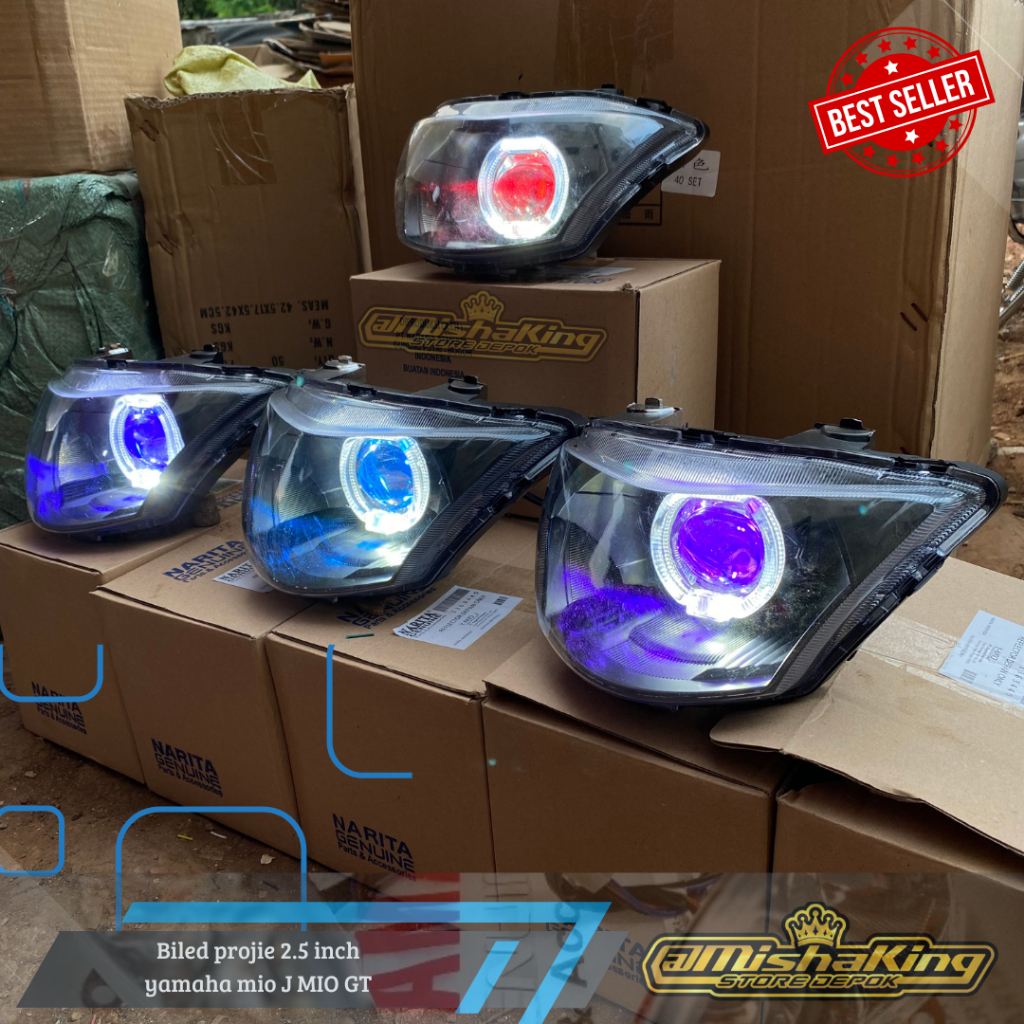 Jual BILED MIO J MIO GT 2.5 INCH FULL SET REFLEKTOR TINGGAL PASANG ...