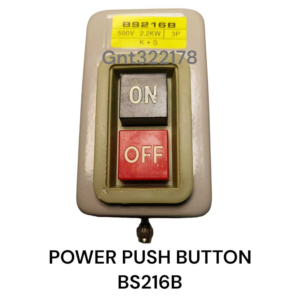 Jual Power Push Button Switch BS-216B 15A 500v 2.2KW 3 Phase | Shopee ...