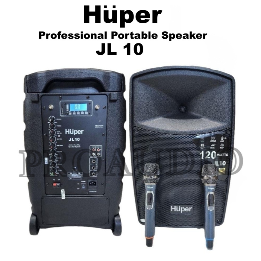 Jual Speaker Portable Huper JL10 JL-10 JL 10 120 Watts Original ...