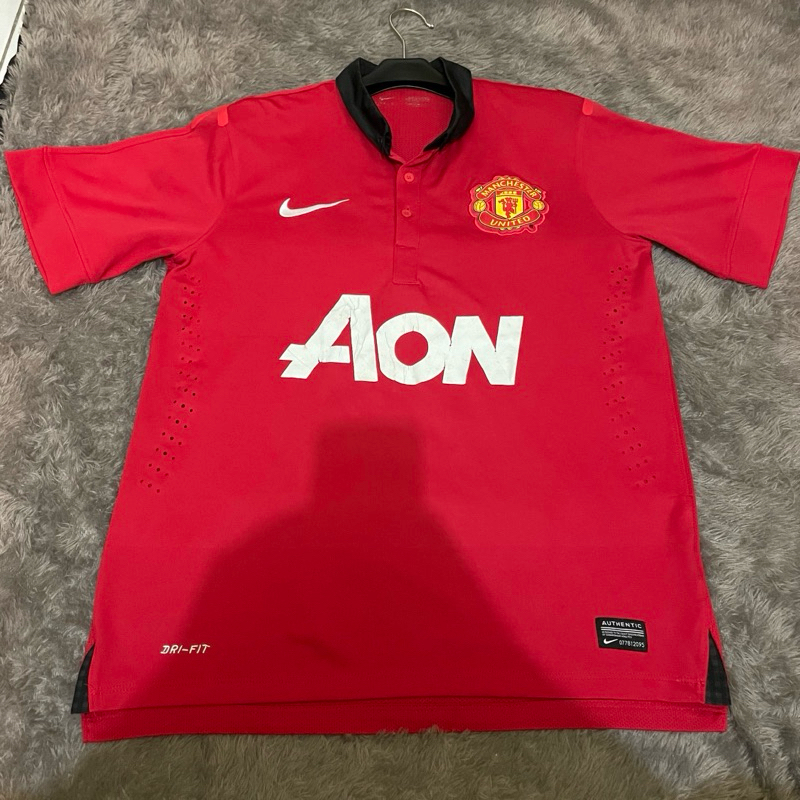 Jual Manchester United Home Kit Original PlayerIssue 2013-2014 | Shopee ...