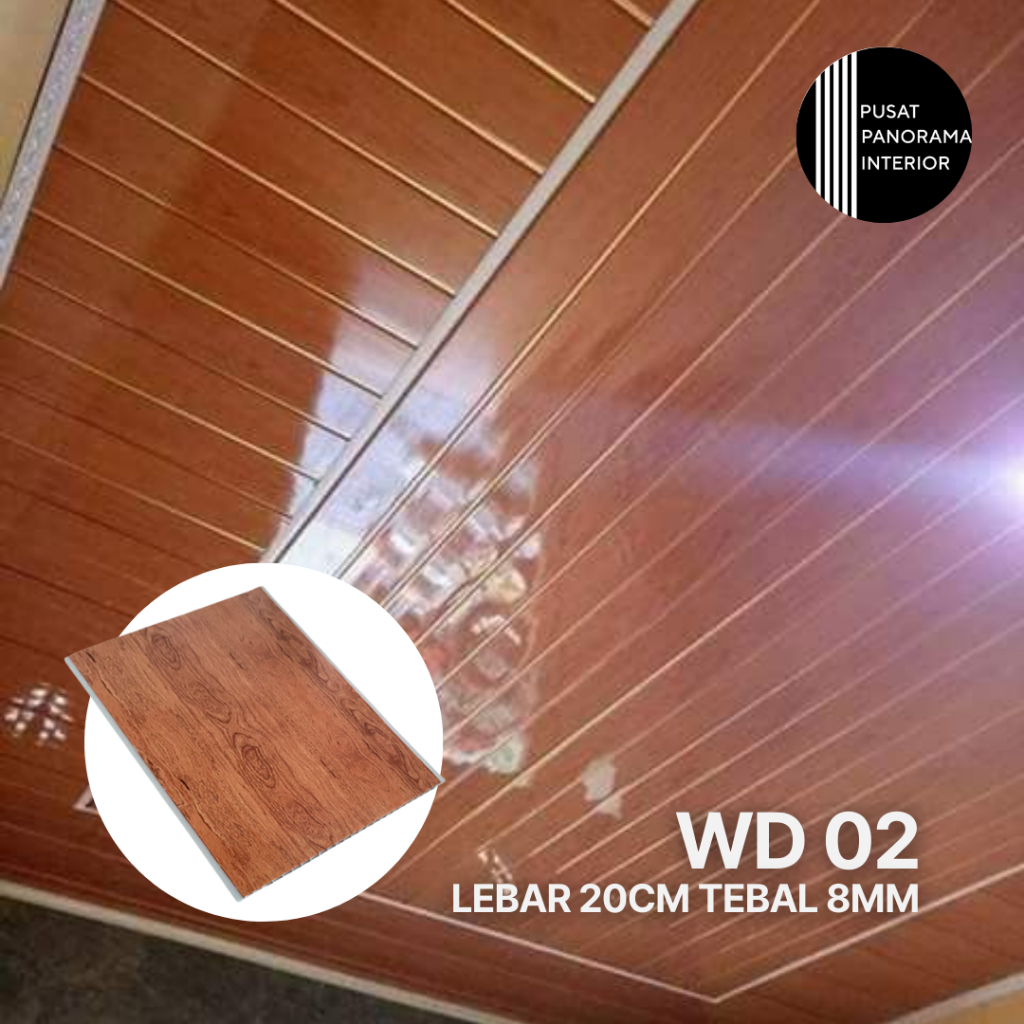 Jual Plafon PVC High Quality Untuk Atap Indoor Estetika Ruangan Anti ...