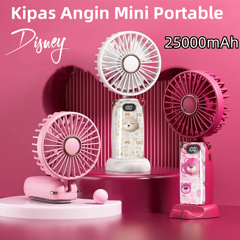 Jual [AOLA] Disney Kipas Angin Mini Portable Usb Cas Kipas Angin Lipat ...