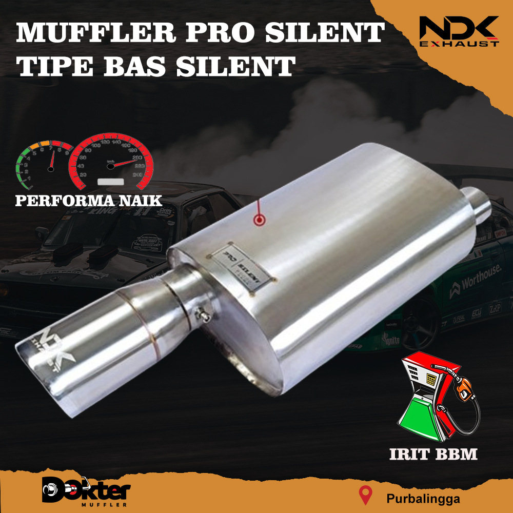 Jual KNALPOT MOBIL NDK EXHAUST PRO SILENT SILINCER KNALPOT MOBIL RACING ...