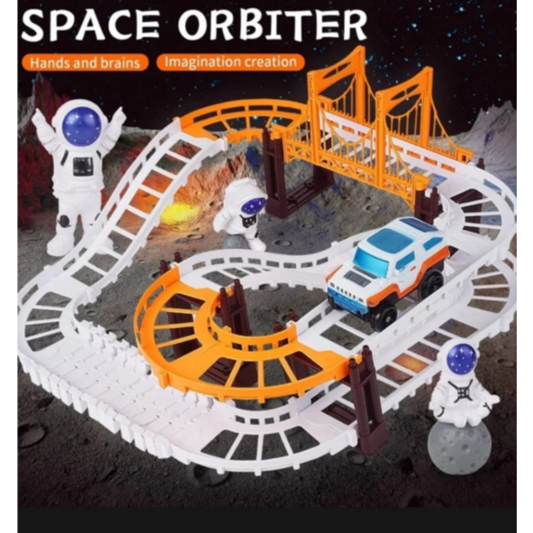 Jual WTBS Mainan Anak OUTER SPACE TRACK Railway Car Track Rel Mobil Outer Space | Shopee Indonesia
