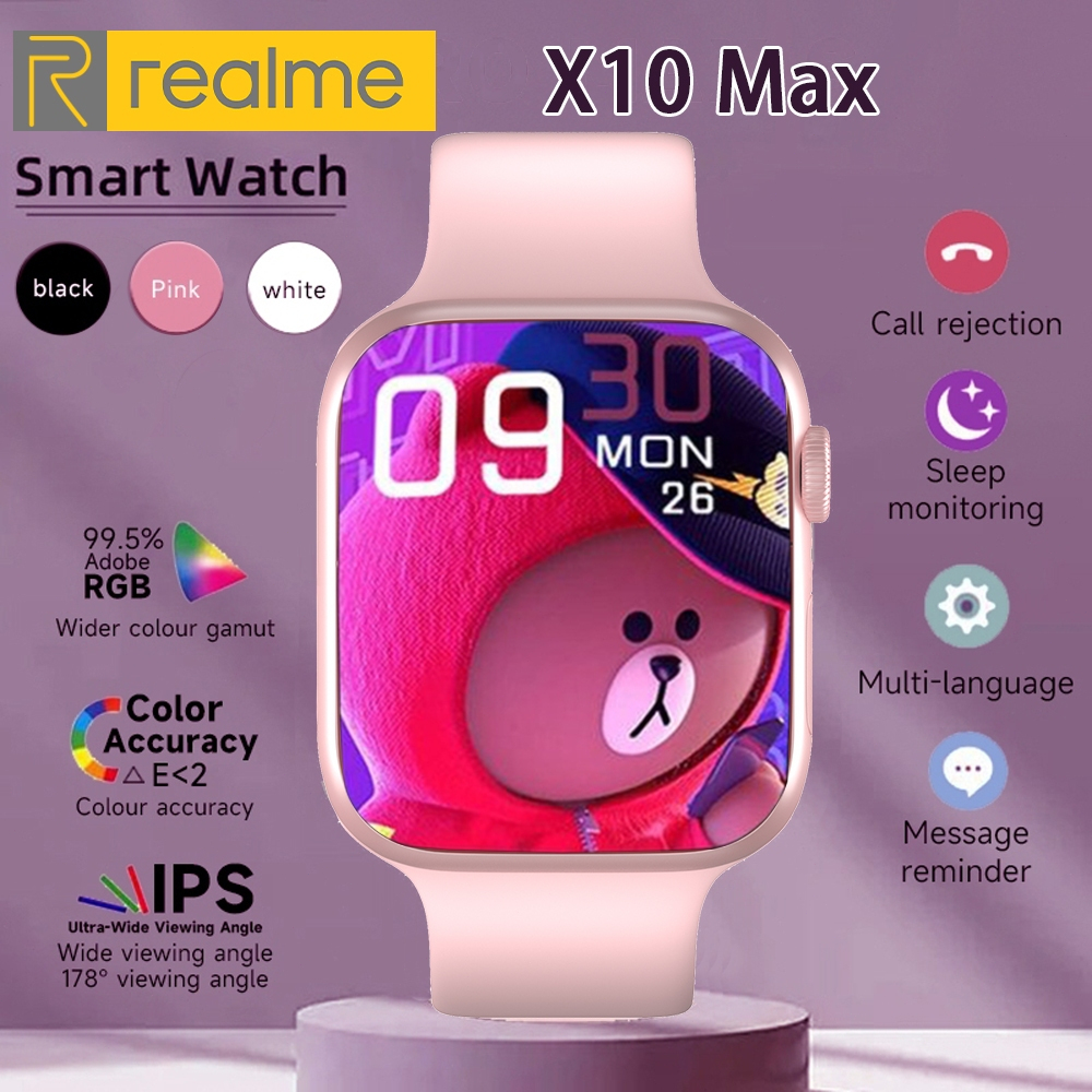 Jual [COD] ORI Realme Smartwatch X10 Max Jam Pintar Olahraga Bluetooth ...