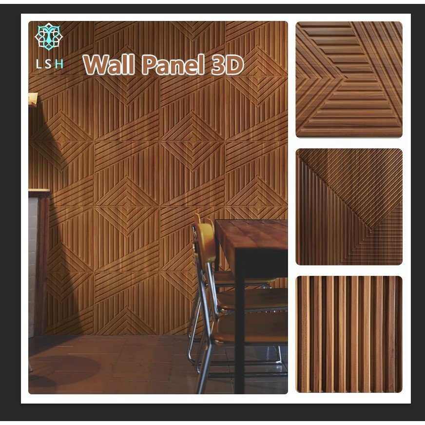 Jual WALL PANEL 3D PVC WALLPANEL WALLPAPER DINDING / WALL PANNEL ...