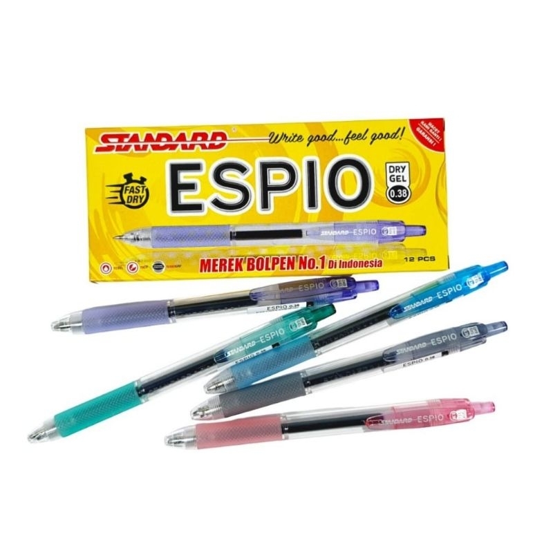 Jual Standard Pen - Espio 0.38 ( Pulpen, Pen, Ballpoint, Alat Tulis ...