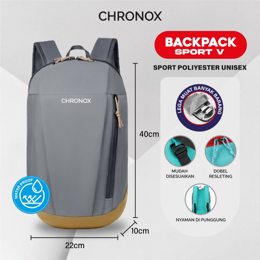 Jual Chronox Alfa BSPV - Backpack Sport Daily Fit Ransel Pria Wanita - Tas Sepeda/Hiking/Mendaki ...
