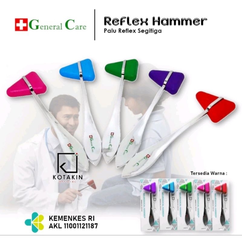 Jual Reflex Hammer segitiga / Neurological Reflex Hammers General Care ...