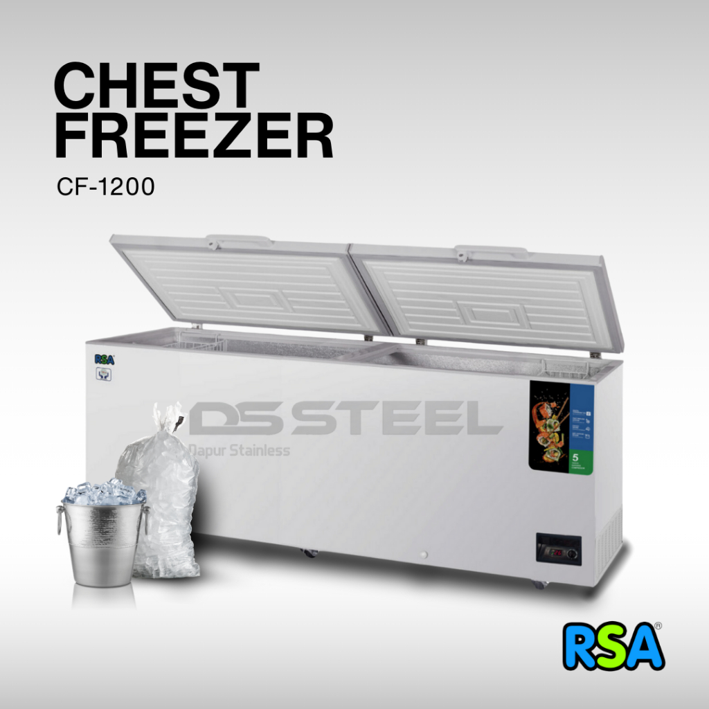 Jual Chest Freezer CF-1200 RSA/Freezer Box RSA CF 1200 / Freezer Box ...