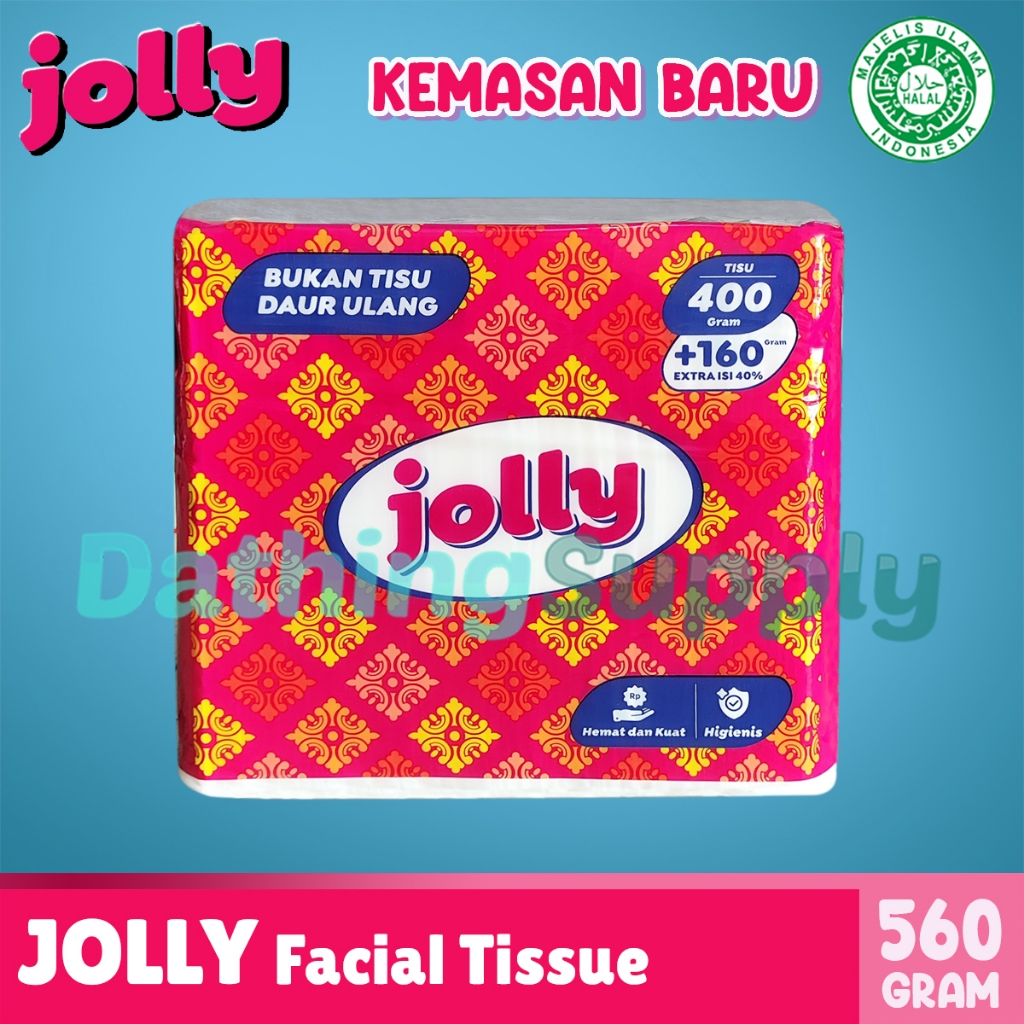 Jual Tissue Jolly Facial 560 Gram Tissu 560gr Tisu Wajah Halus Kiloan ...