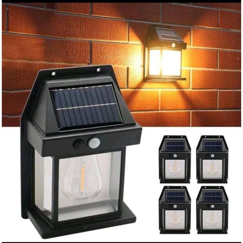 Jual BESAR 17x12cm BK888 lampu solar taman lampu solar sensor tenaga ...