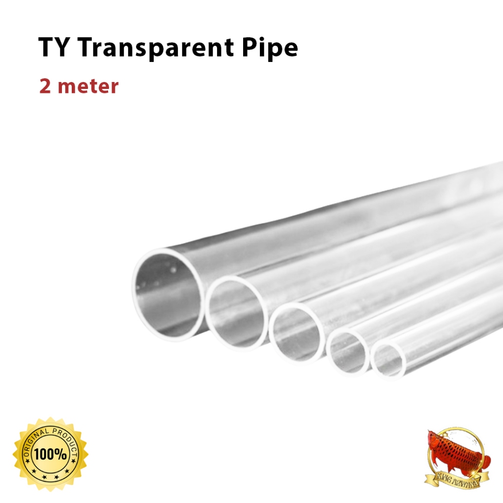 Jual TY Aquarium Pipe Transparent Pipa Pipe Acrylic by 3 Pawns - Pipa Bening Akrilik Aquarium ...