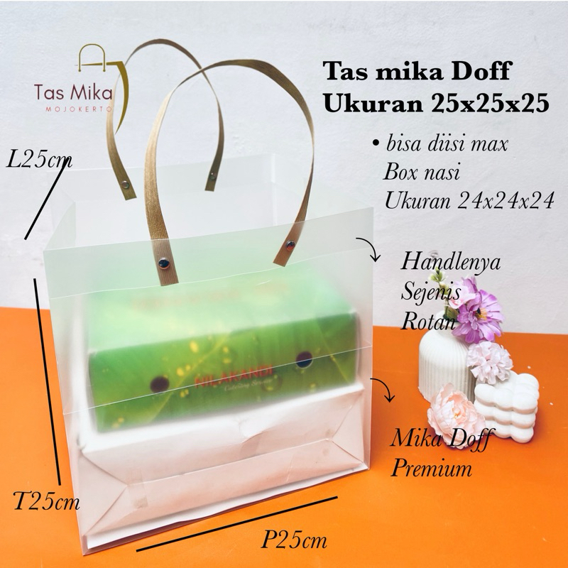 Jual Goodie Bag Doff Transparan Kantong Hampers Hand Bag | Shopee Indonesia