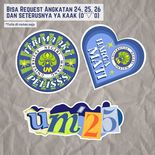 Jual STIKER CAMABA UM - UNIVERSITAS NEGERI MALANG KAMPUS STICKER LAPTOP ...