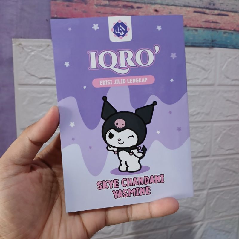 Jual Iqro Custom Cover Tema Karakter Ukuran Kecil A6 | Buku Iqro Custom ...