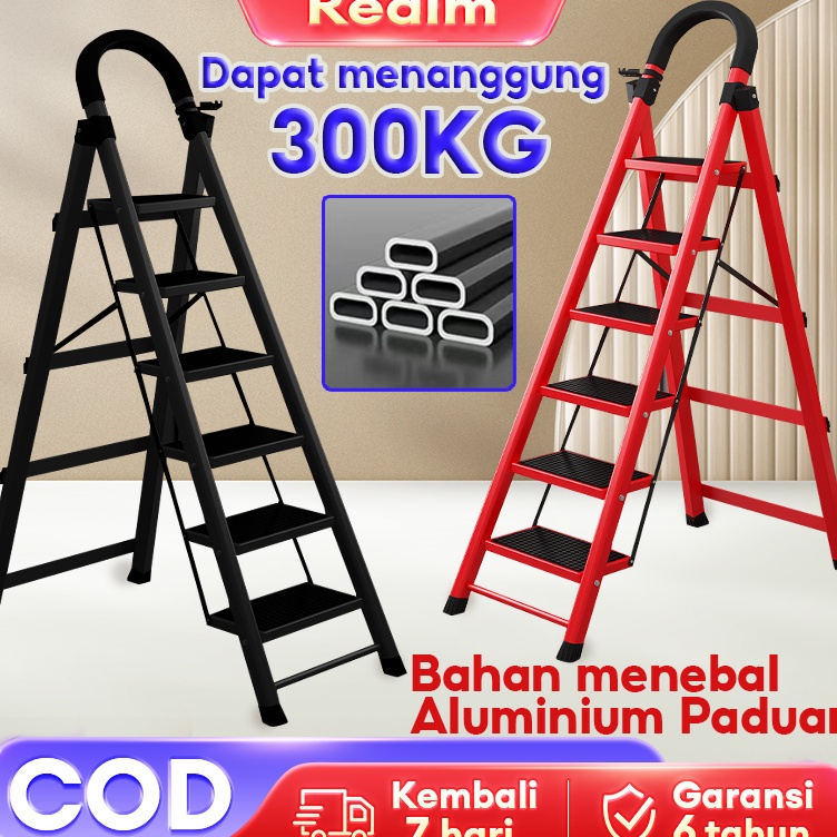 Jual Tertarik CODTangga 3456 Step Tangga Lipat Multifungsi Lipat Tangga ...