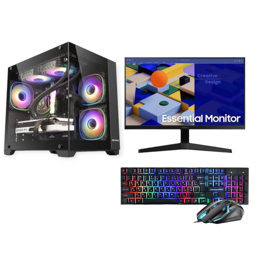 Jual Full Set PC Gaming Ryzen 5 4500 GTX 1650 4GB | DDR4 16GB | Monitor ...