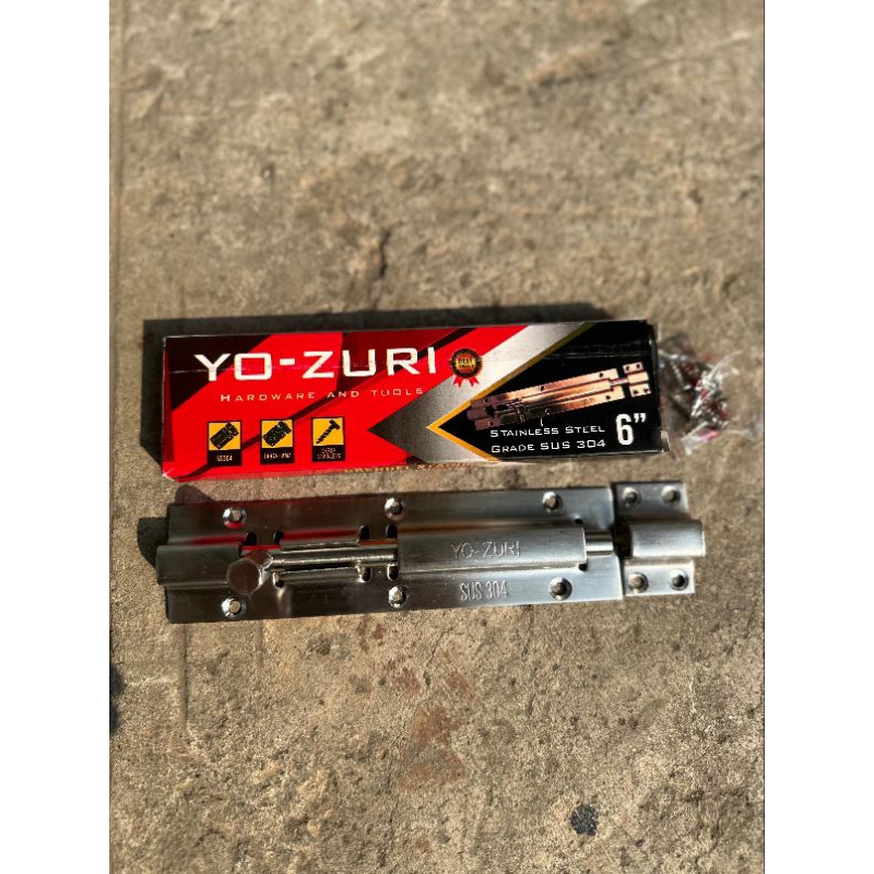 Jual Grendel Slot Stainless 6" YOZURI / Grendel Stainless SUS304 / Slot ...