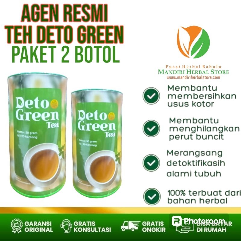 Jual Teh Deto Green Teh Detox Paket 2 botol | Shopee Indonesia