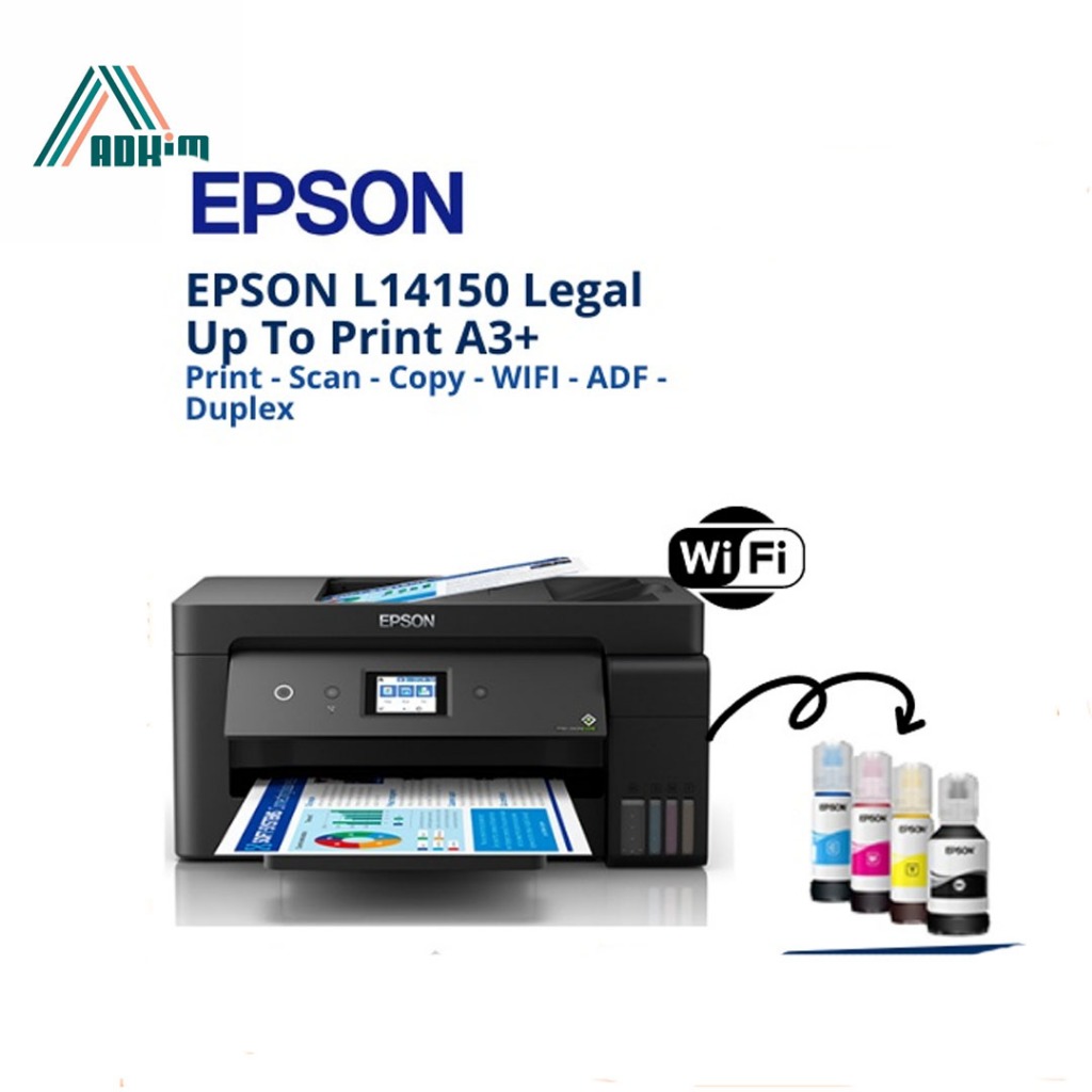Jual Epson Printer L14150 A3+ EcoTank Wi-Fi Duplex Wide-Format All-in ...