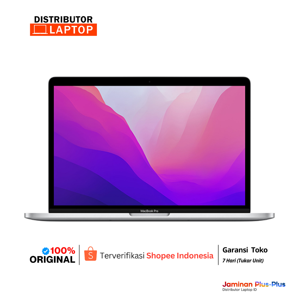 Jual [ 𝗶𝗕𝗼𝘅® ] 𝗠𝗮𝗰𝗕𝗼𝗼𝗸 Pro M2 2022 Chip 13 Inch [ RAM 8GB SSD 512GB 256GB ] | Shopee Indonesia