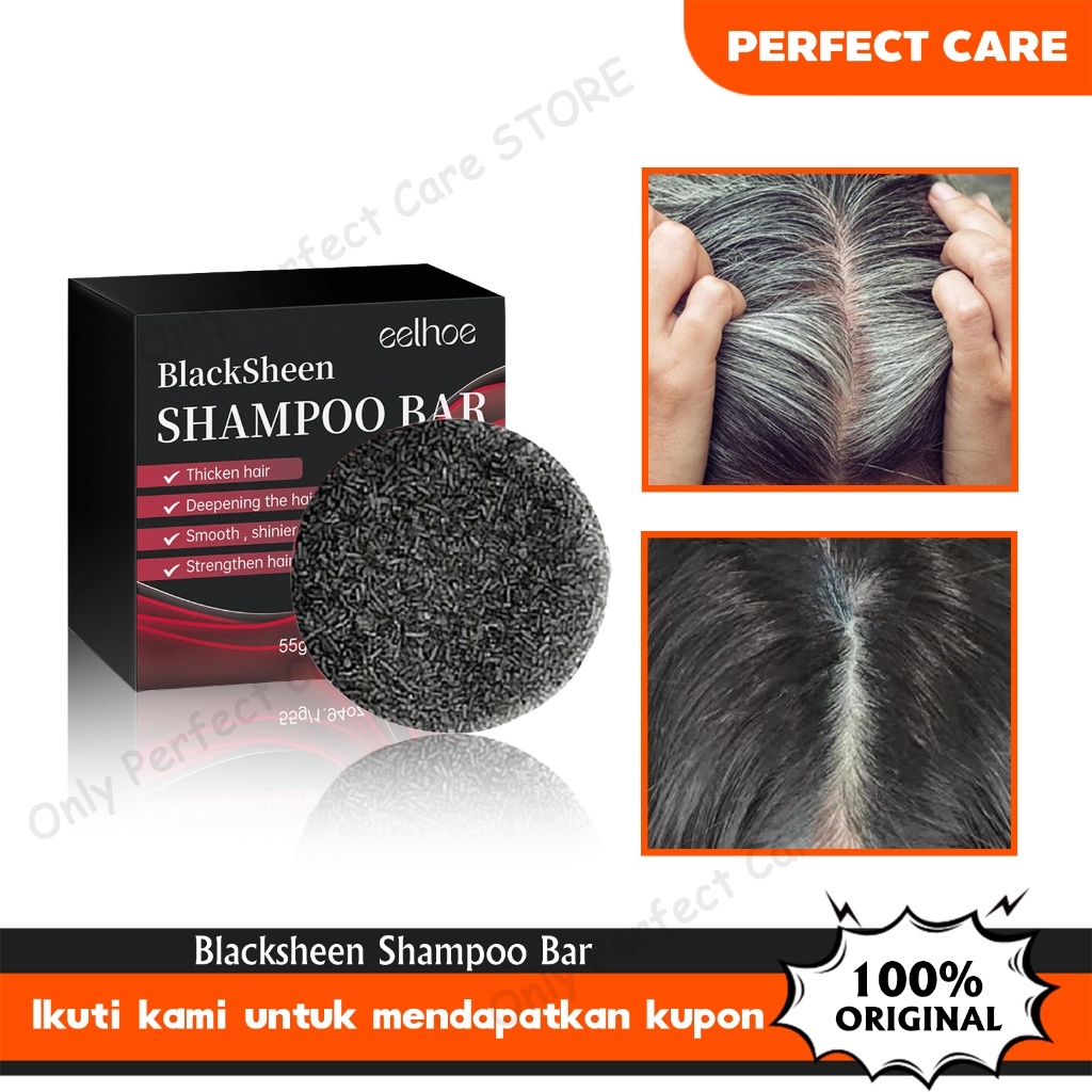Jual EELHOE Blacksheen Shampoo Bar 55g Rambut Hitam Sabun Penggelap ...