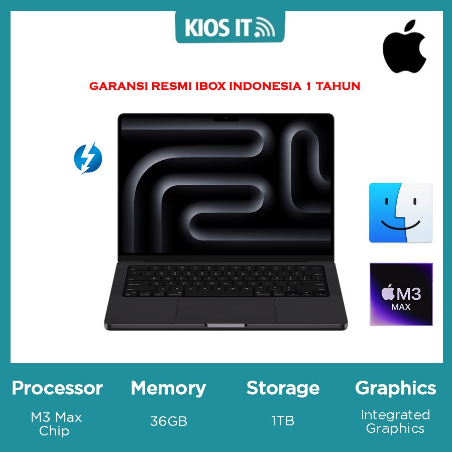 Jual Apple MacBook Pro 14 M3 Max Chip 1TB SSD 36GB XDR Mac | Shopee Indonesia