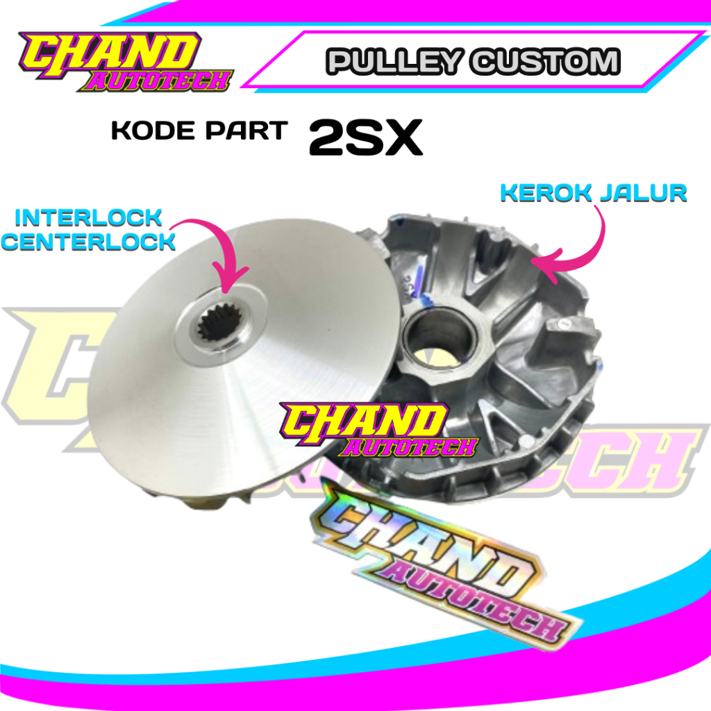 Jual Pulley Custom Mio M3 Mio Z Mio S Yamaha Gear 125cc Kode Part 2SX ...