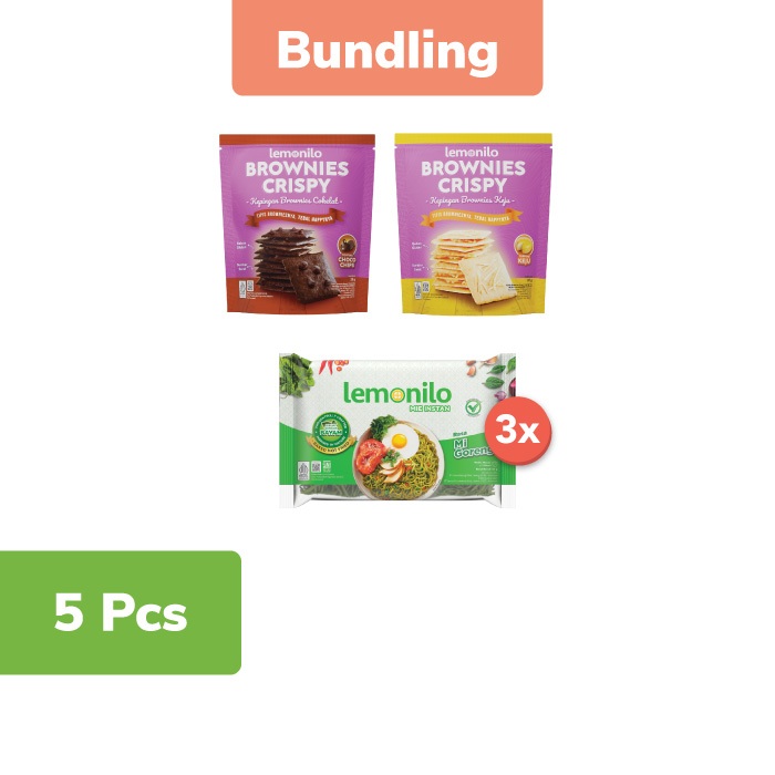 Jual Lemonilo Paket Hemat Mie Goreng Brownies Crispy | Shopee Indonesia