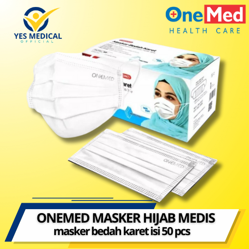 Jual Masker Jilbab Masker Hijab Masker Headloop Bedah Karet Onemed ...