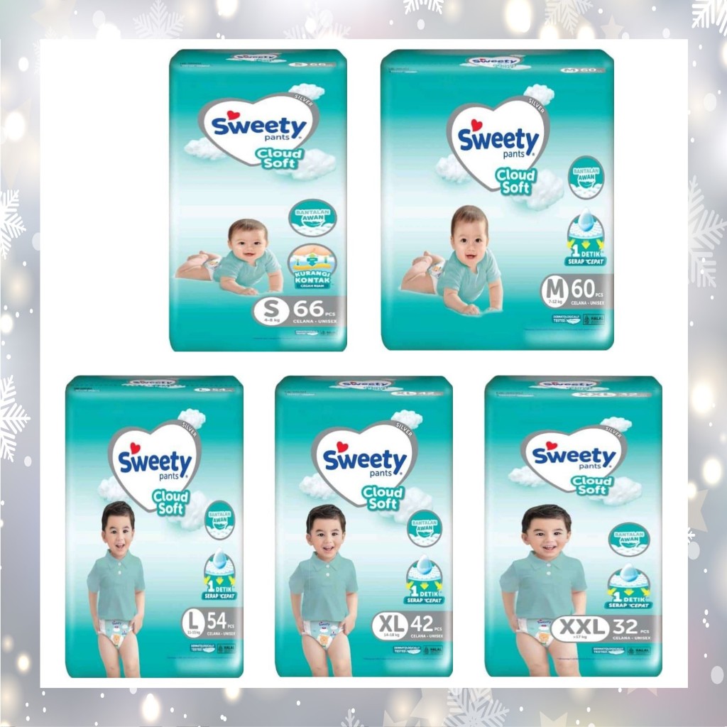 Jual SWEETY SILVER FIT PANTS S66/M60/L54/XL42/XXL32 / S 66/M 60/L 54/XL ...