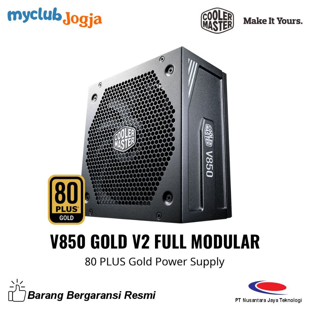 Jual PSU 850 Watt | 80 Plus Gold | Cooler Master V850 GOLD V2 FULL ...
