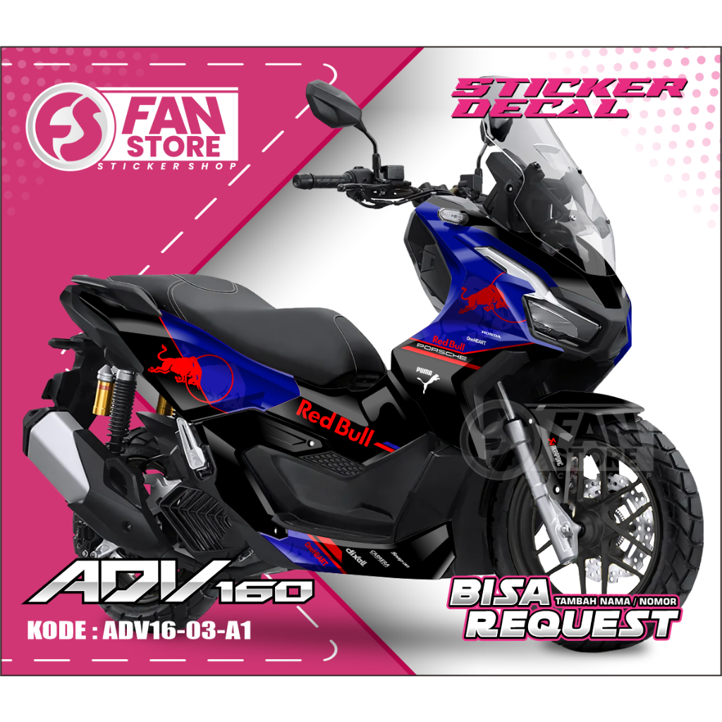 Jual Decal Stiker ADV Full Body Sticker ADV 160 New Fullbody Striping ...