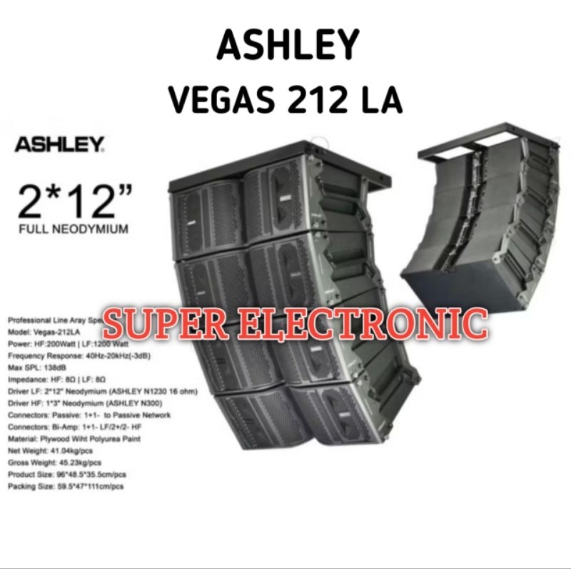 Jual Speaker Line Array Ashley Vegas 212 la Original Garansi resmi ...