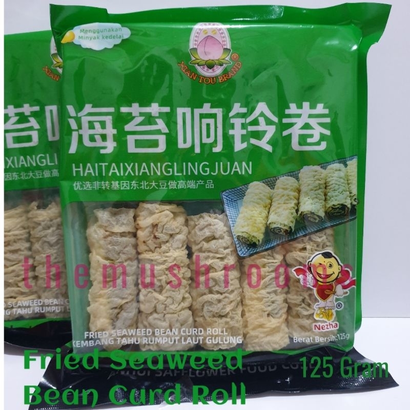 Jual Kembang tahu gulung rumput laut/Fried seaweed bean curd roll/kulit ...