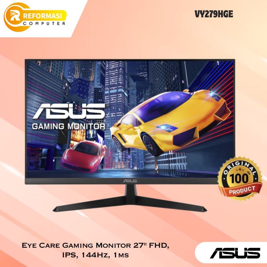 Jual Monitor VY279HGE ASUS LED IPS VY279HGE - Full HD 27 Inch | Shopee ...
