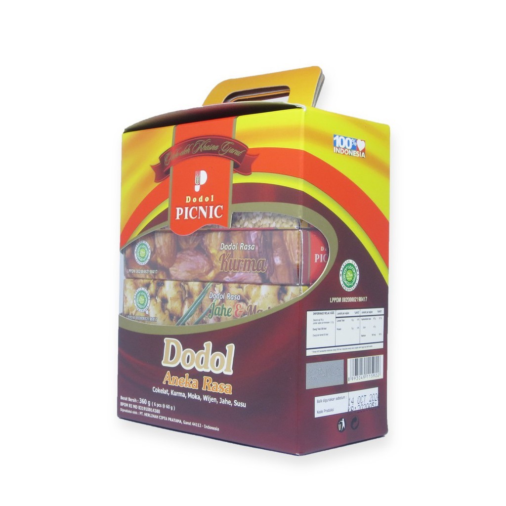 Jual Dodol Garut PICNIC Gift Mini Aneka Rasa | Shopee Indonesia