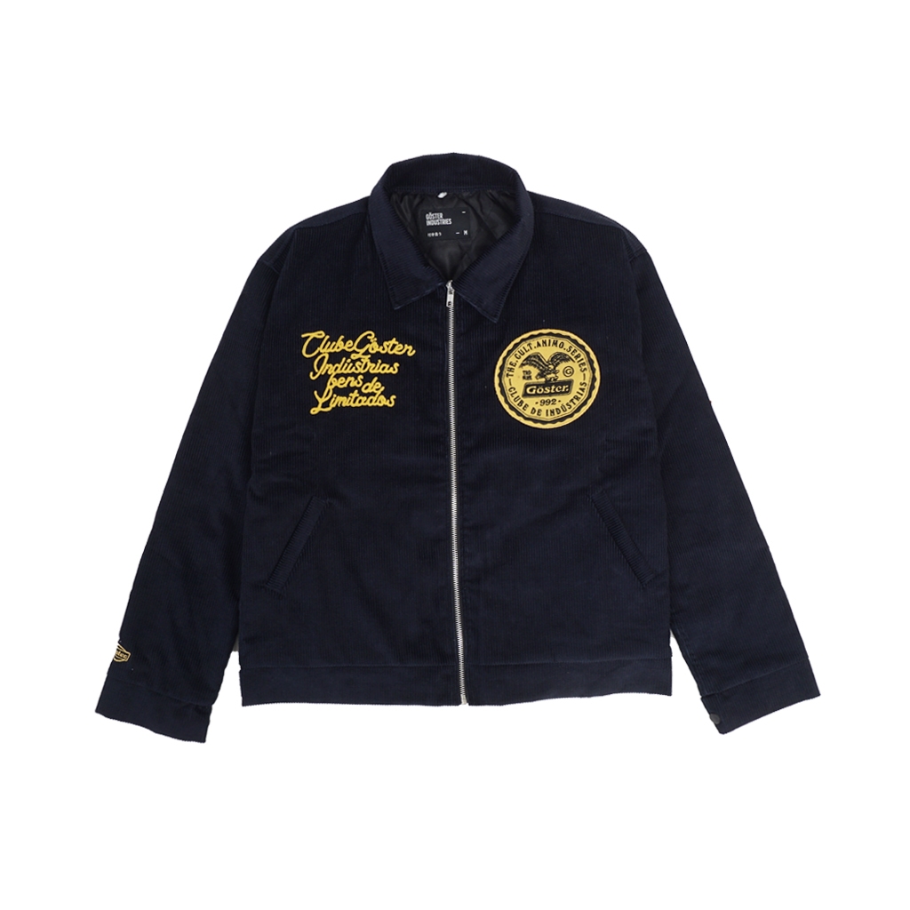 Jual Goster Work Jacket Boxy Fit Corduroy - Vermont Navy | Shopee Indonesia