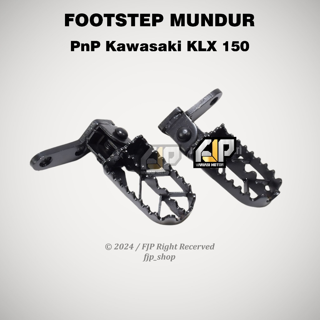 Jual FOOTSTEP PUSTEP STEP LEBAR MUNDUR KLX 150 S L G BF DTRACKER CRF ...