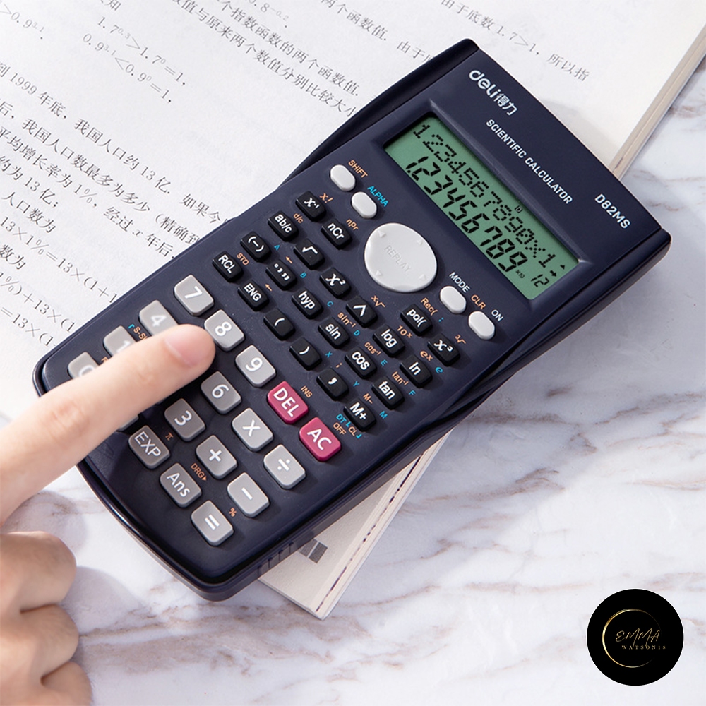 Jual EM KALKULATOR SEKOLAH SCIENTIFIC WARNA 12 DIGIT 240 FUNGSI ...