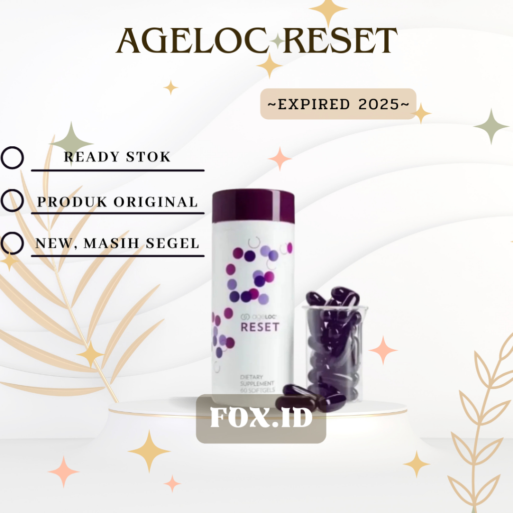 Jual 1 Botol isi 60 kapsul Age loc RESET META resetmeta ED 05/2025 ... Jual 1 Botol isi 60 kapsul Age loc RESET META resetmeta ED 05/2025 ...