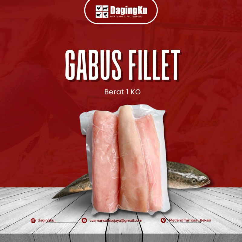 Jual Ikan Gabus Fillet 1Kg/Ikan Gabus Fillet 1Kg Fresh Frozen-Halal ...