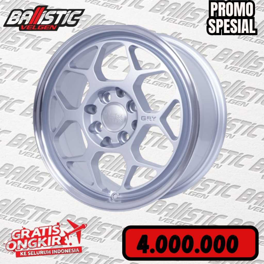 Jual VELG MODIFIKASI R15 HSR GRY MOBIL KARIM UN,MIRAGE,LANCER LEBAR 6,5 ...